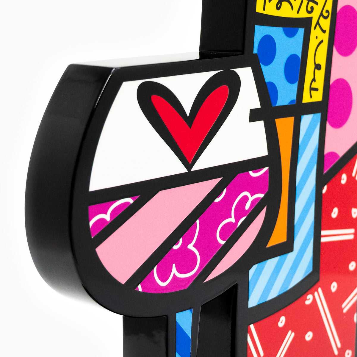 BRITTO® Limited Edition Sculpture - Wine & Glass – Shop Britto