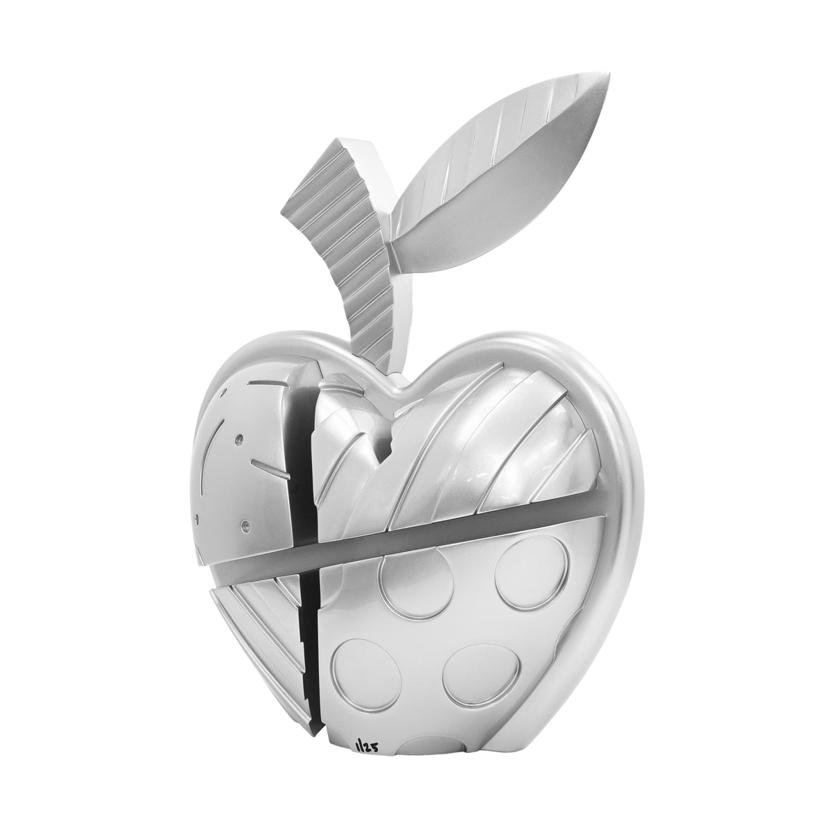 APPLE (SILVER) - Limited Edition Sculpture – Shop Britto