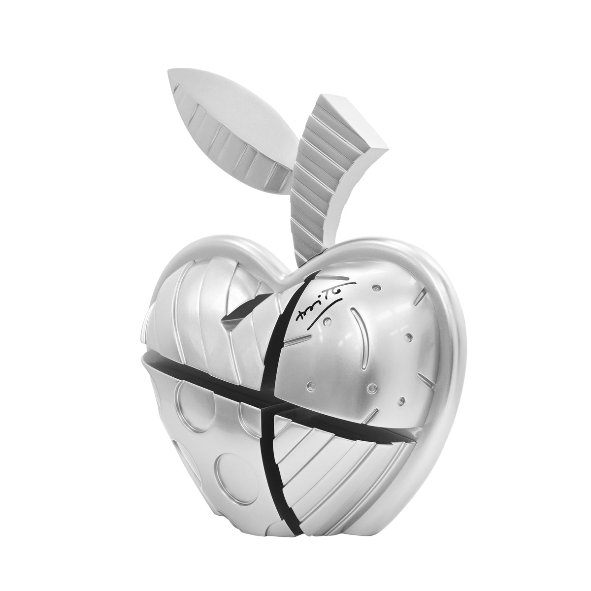APPLE (SILVER) - Limited Edition Sculpture – Shop Britto