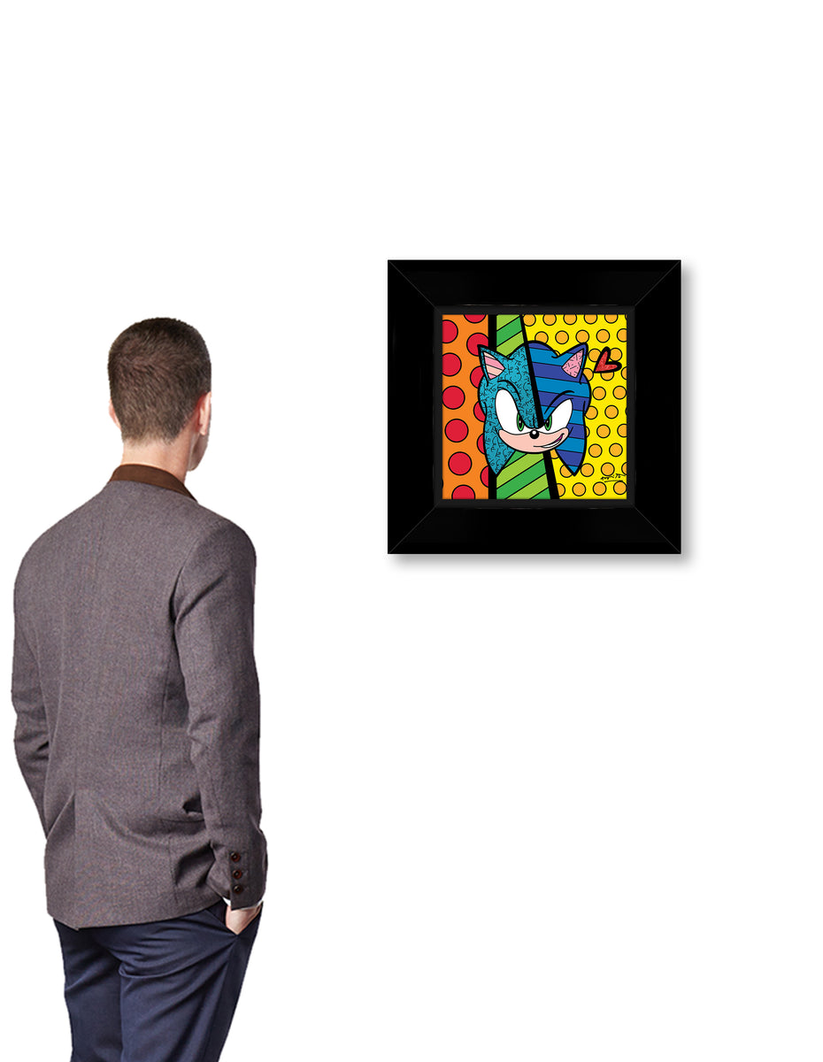 Sonic Smirk - Sega By Britto - Limited Edition Print – Shop Britto