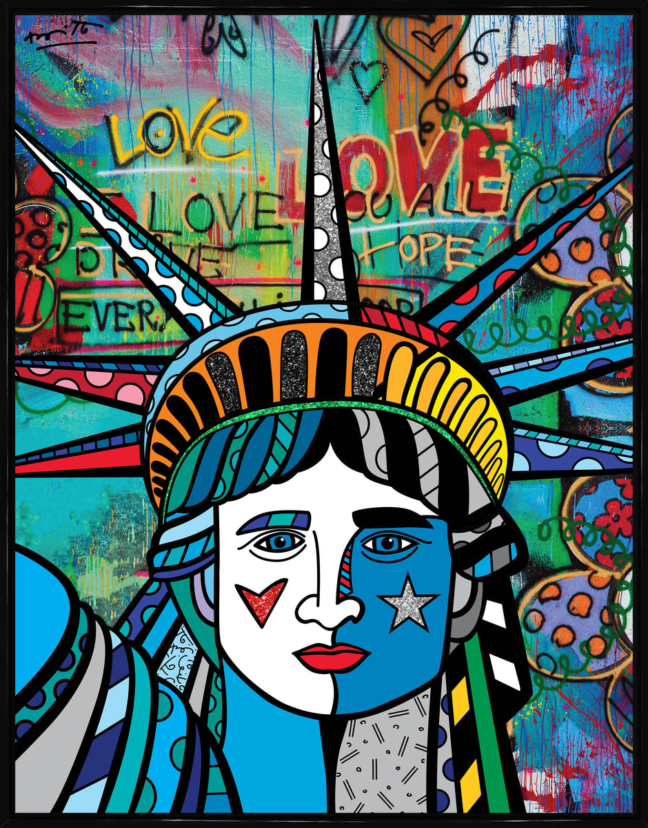 LOVE FOR FREEDOM - Limited Edition Print – Shop Britto