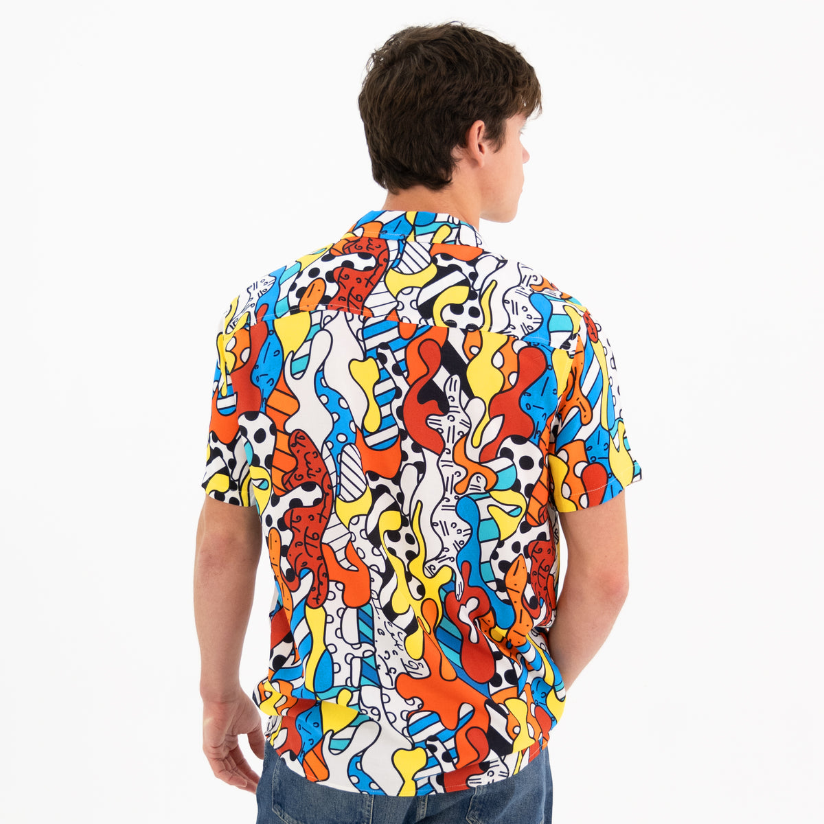 BRITTO® MEN'S SHORT SLEEVE BUTTON DOWN SHIRT - CAMO – Shop Britto