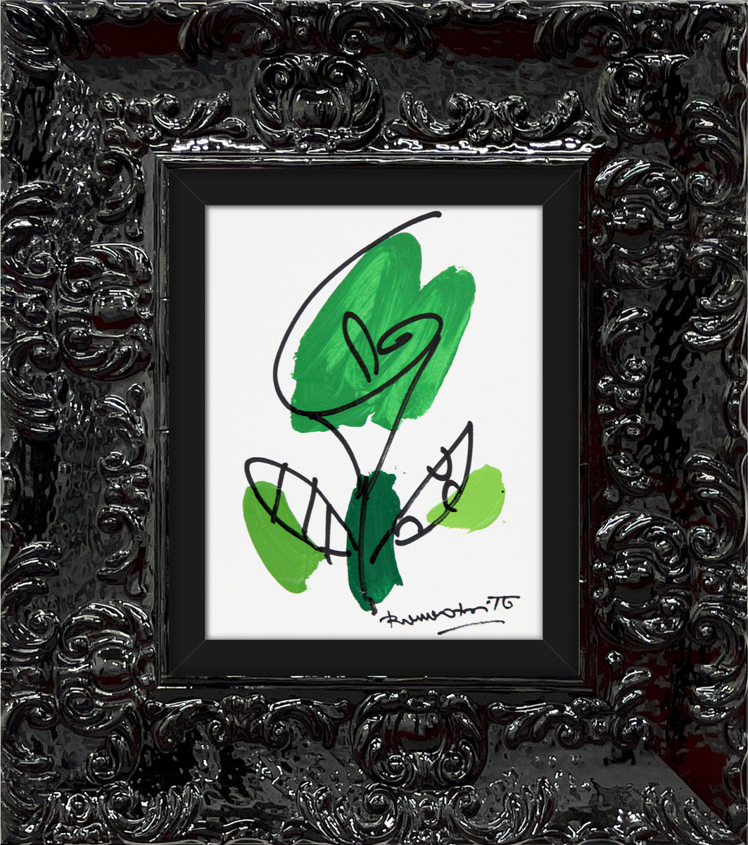 THOMAS FLOWER (BRAZIL GREEN) - Original Drawing – Shop Britto