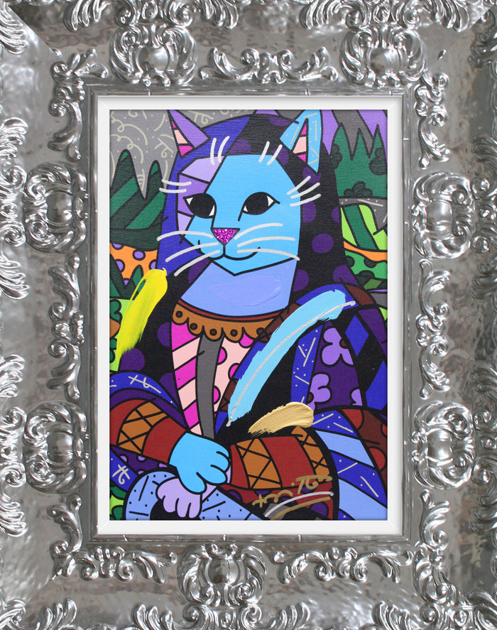 NEW MONA CAT - Mixed Media Original – Shop Britto
