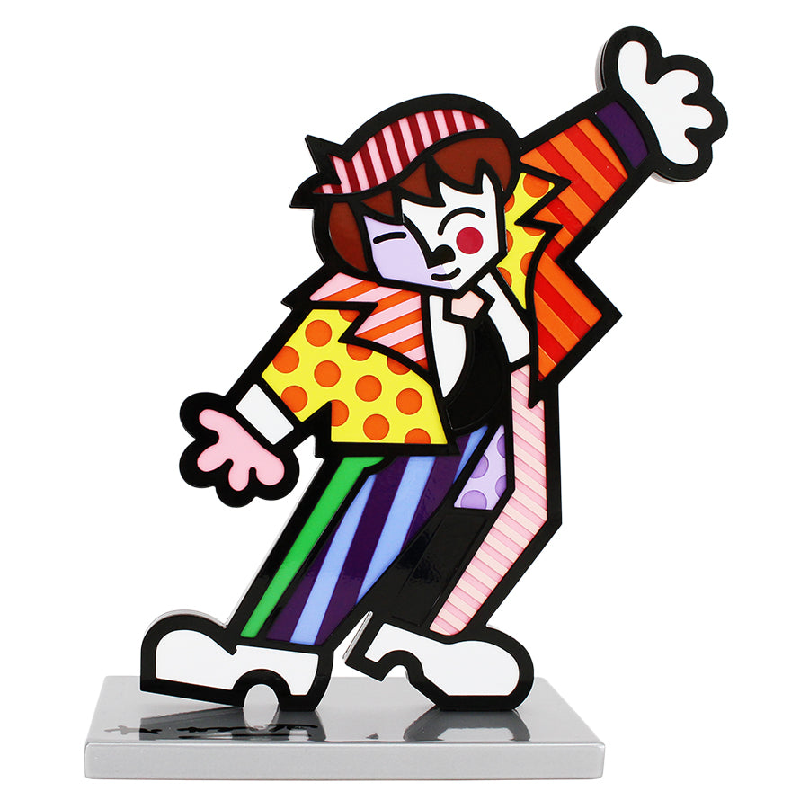 DANCING BOY - Silver Base Sculpture – Shop Britto