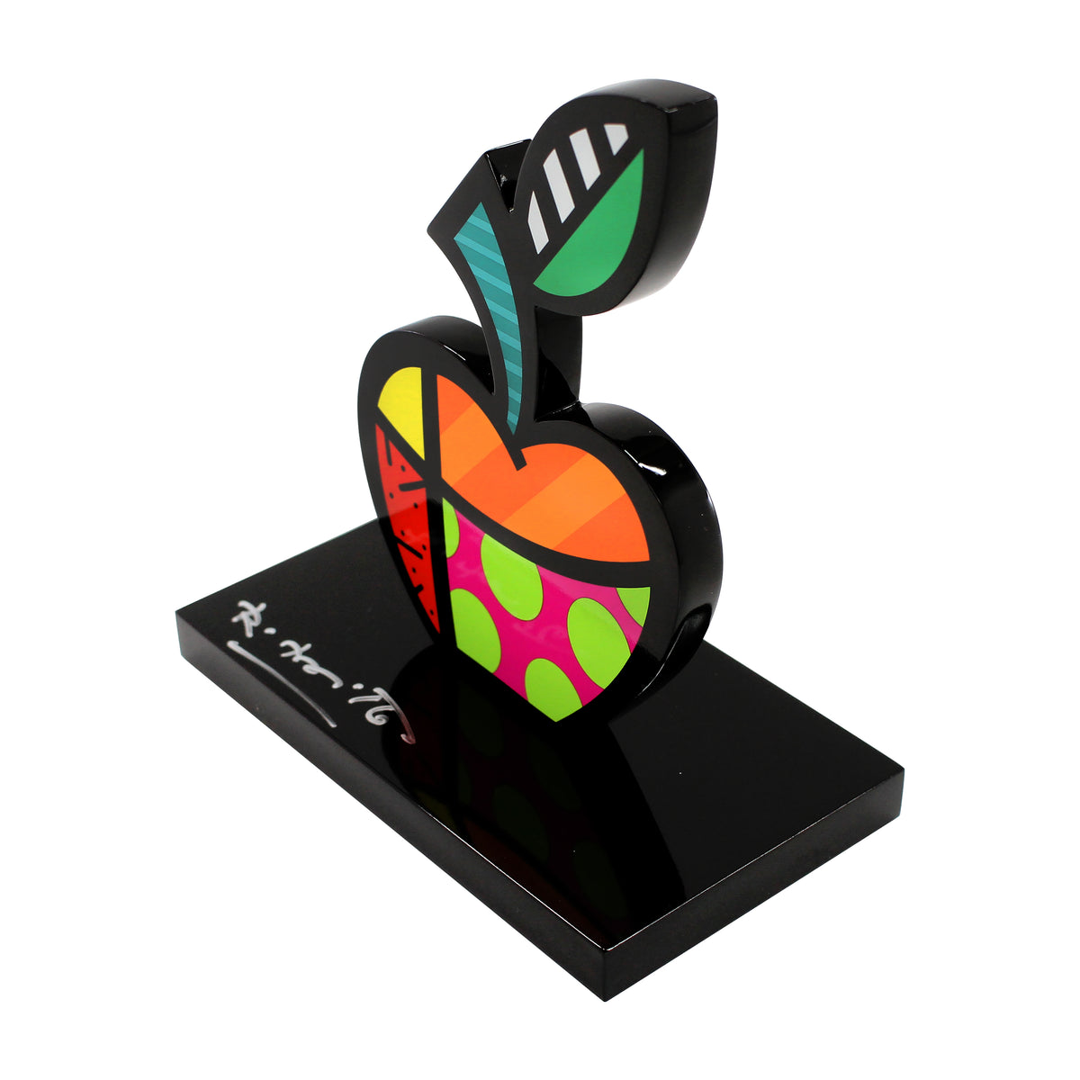 Big Apple (Black Base) Fine Art Sculpture – Limited Edition Hand Signed ...
