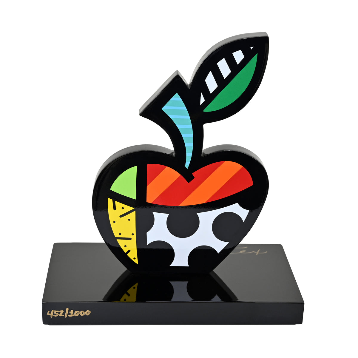 Big Apple II (Black Base) Fine Art Sculpture – Limited Edition Hand ...