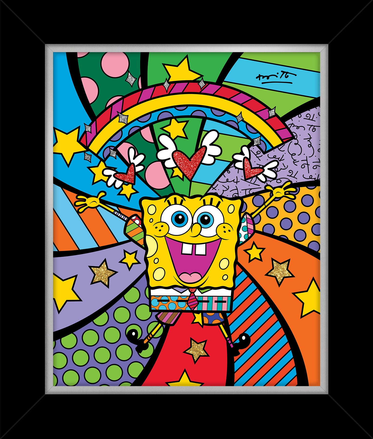 Happy Day - Spongebob By Britto - Limited Edition Print - Shop Britto