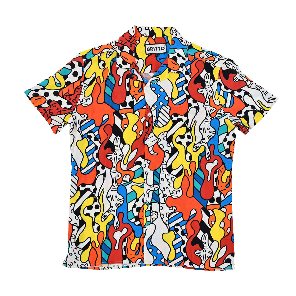 BRITTO® Shirt - Men's Short Sleeve Button Down - CAMO – Shop Britto